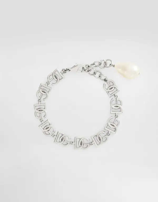 Dolce & Gabbana Link Bracelet With Multiple Dg Logo Bijoux Metal
