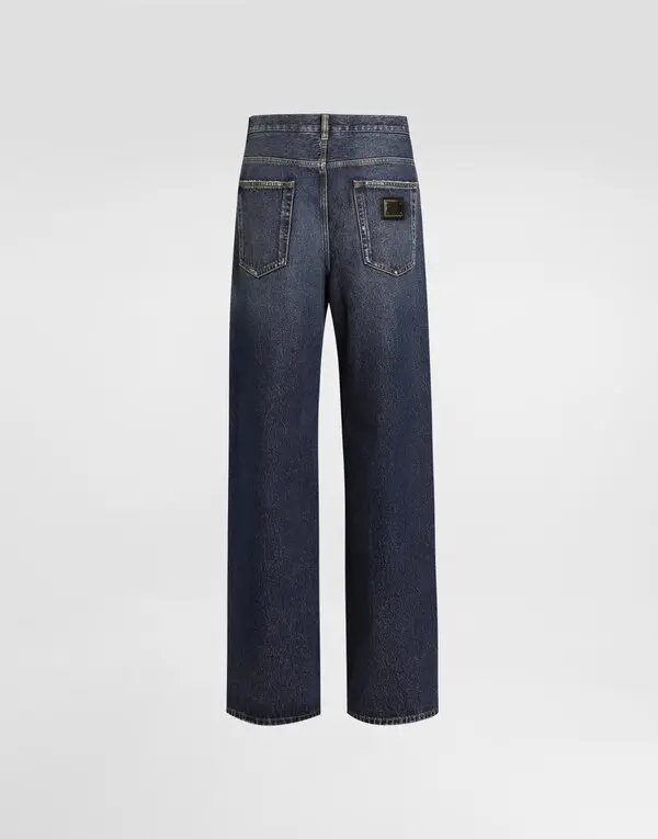 Dolce & Gabbana Denim Cotton Trousers Denim Multi-colored