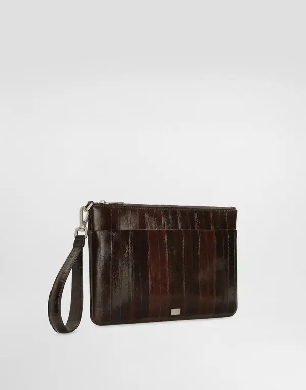 Dolce & Gabbana Eel Leather Necessaire Briefcase And Clutches
