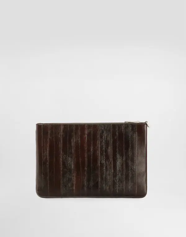 Dolce & Gabbana Eel Leather Necessaire Briefcase And Clutches