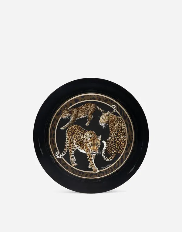 Dolce & Gabbana Metal Tray Round - Multicolor