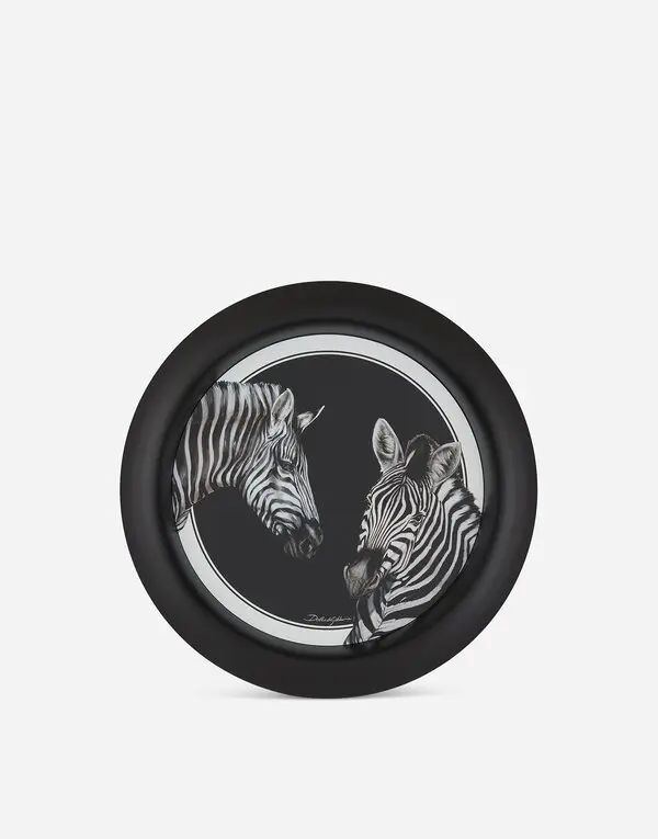 Dolce & Gabbana Metal Tray Round - Multicolor