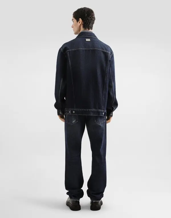 Dolce & Gabbana Loose Cotton Denim Jeans Denim Multi-colored