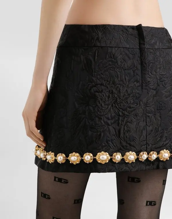 Dolce & Gabbana Brocade Miniskirt Skirts
