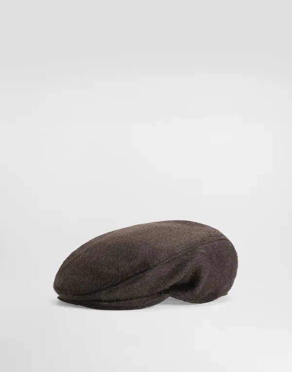 Dolce & Gabbana Wool And Llama Flat Cap Hats And Gloves