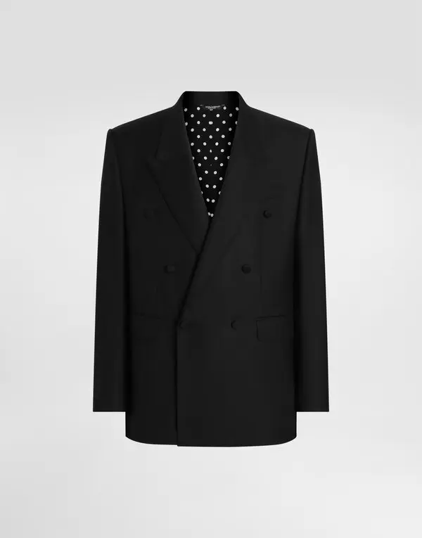 Dolce & Gabbana Double-breasted Sicilia Virgin Wool Jacket Suits And Blazers
