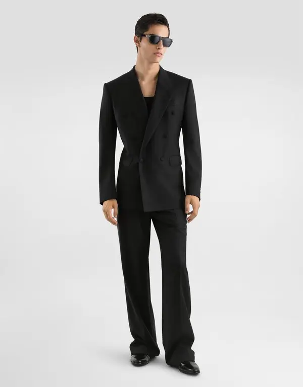 Dolce & Gabbana Double-breasted Sicilia Virgin Wool Jacket Suits And Blazers