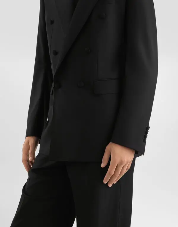 Dolce & Gabbana Double-breasted Sicilia Virgin Wool Jacket Suits And Blazers