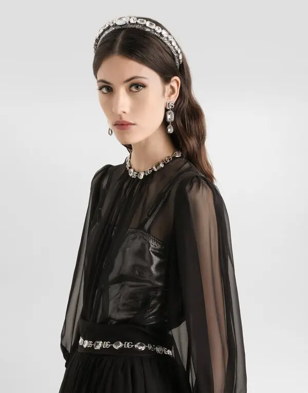 Dolce & Gabbana Chiffon Dress Dresses Silk