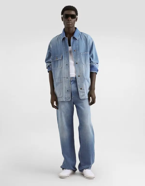 Dolce & Gabbana Denim Jacket Denim Multi-colored