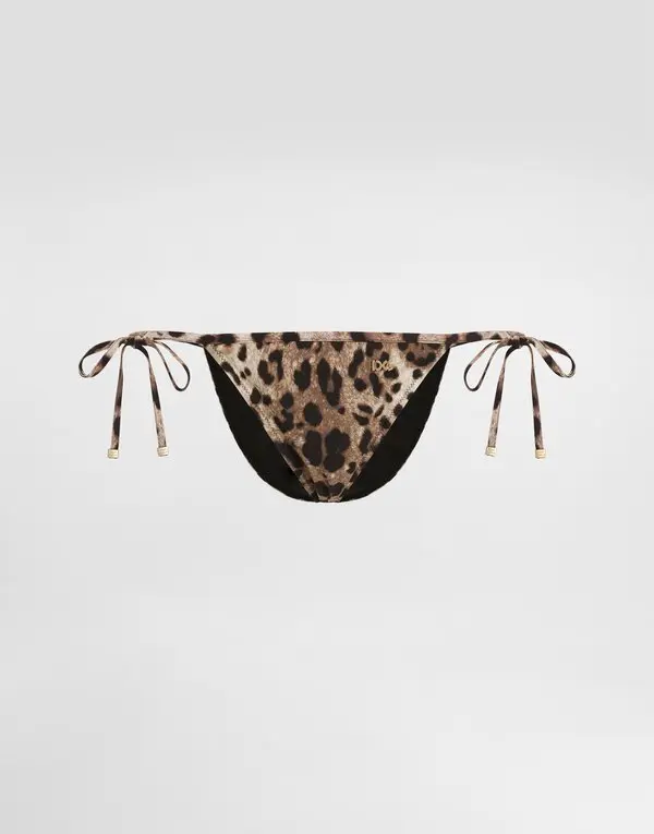 Dolce & Gabbana Tanga Swimwear Animal Print Jersey - Multicolor