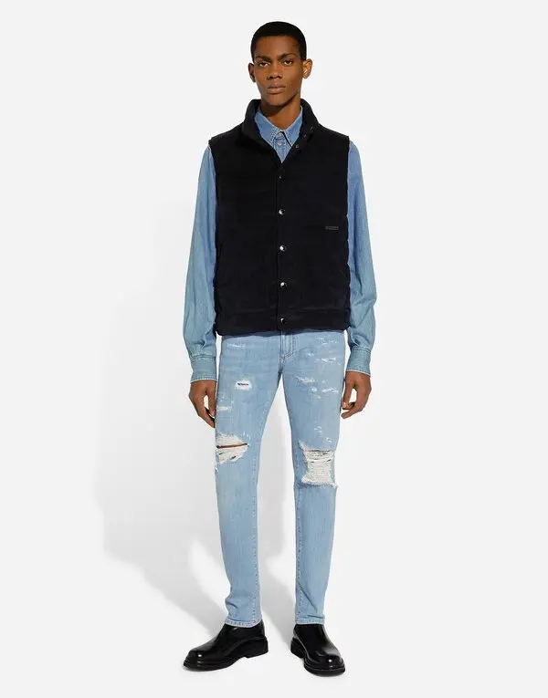 Dolce & Gabbana Padded Lined Vest Coats And Jackets