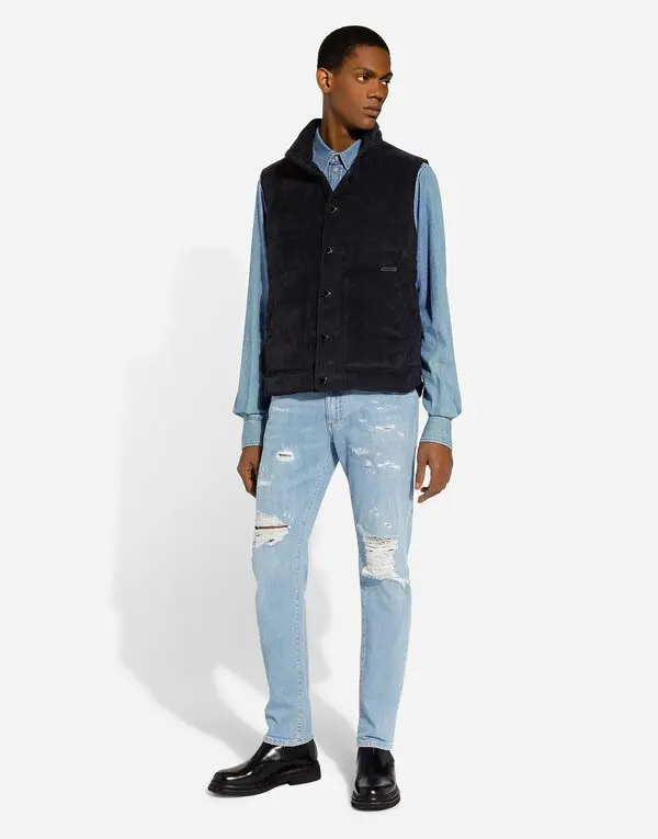 Dolce & Gabbana Padded Lined Vest Coats And Jackets