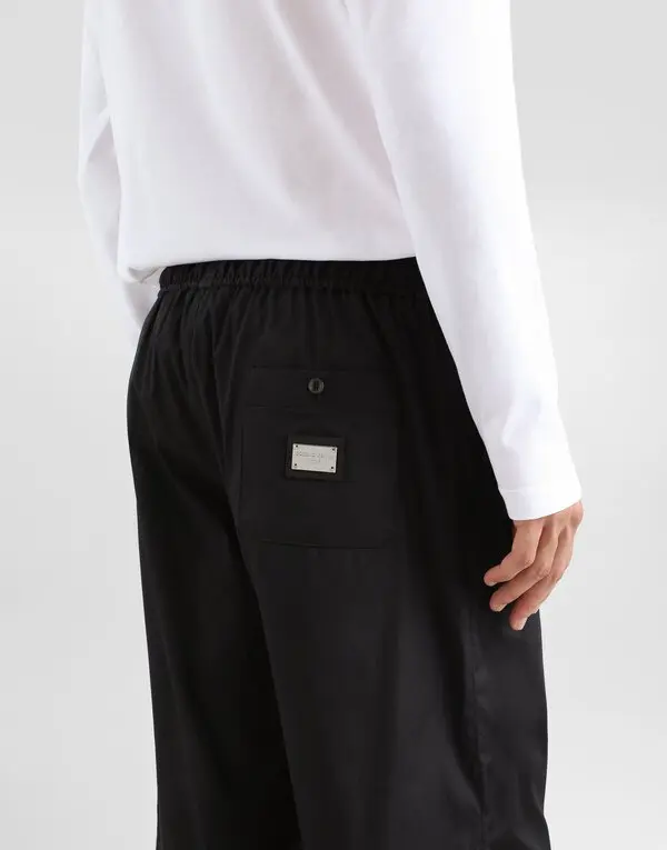 Dolce & Gabbana Tailored Stretch Cotton Shorts - Black