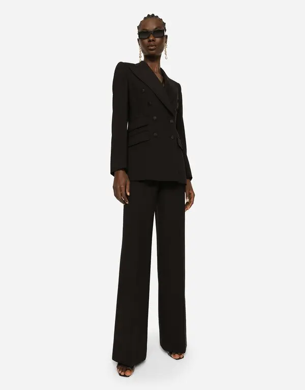 Dolce & Gabbana Flared Woolen Pants Pants And Shorts