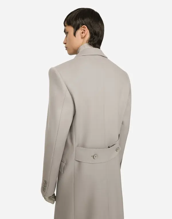 Dolce & Gabbana Single-breasted Double Cashmere Coat