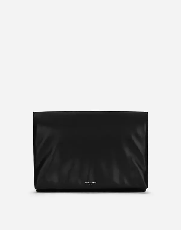 Dolce & Gabbana Nappa Leather Crossbody Bag Crossbody Bags Leather - Black