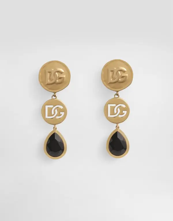 Dolce & Gabbana Like A Virgin Logo Clip Earrings Bijoux Metal - Gold