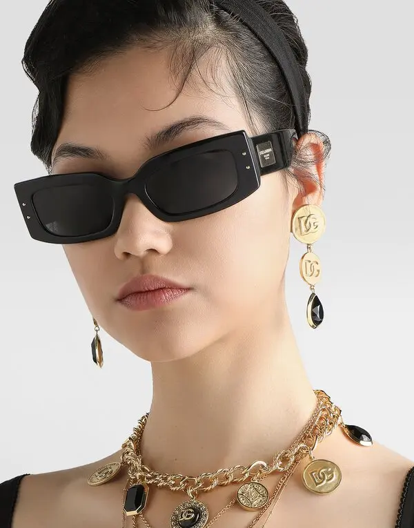 Dolce & Gabbana Dg Logo Drop Earrings
