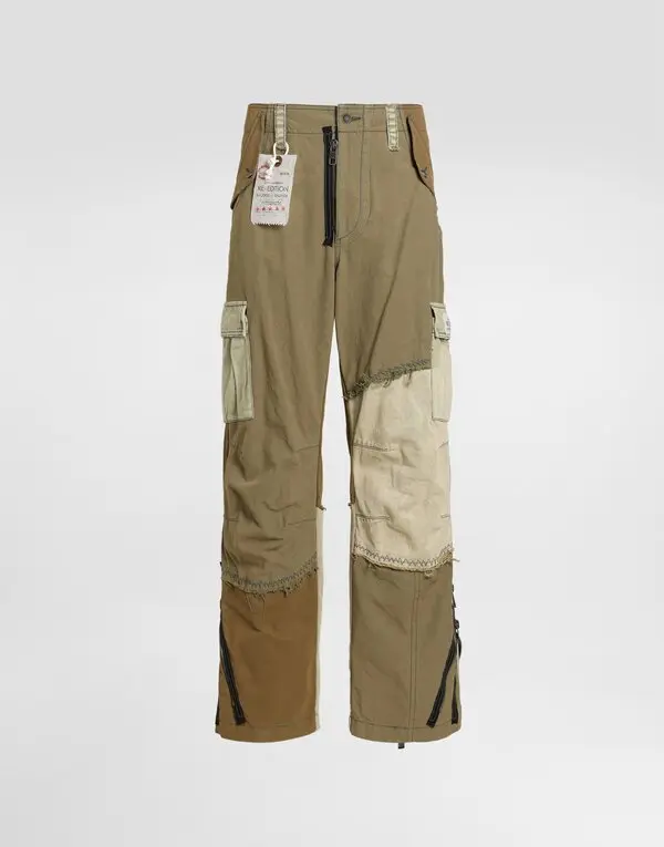 Dolce & Gabbana Cotton Patchwork Trousers