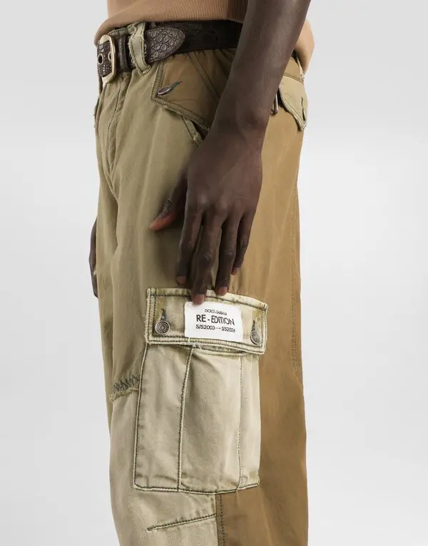 Dolce & Gabbana Cotton Patchwork Trousers