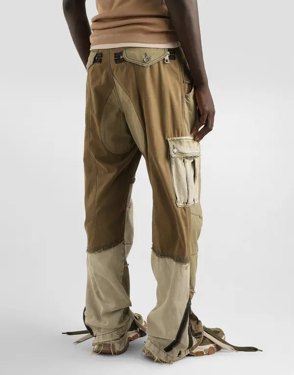 Dolce & Gabbana Cotton Patchwork Trousers