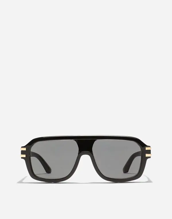 Dolce & Gabbana Dg Griffe Acetate Rectangle Sunglasses
