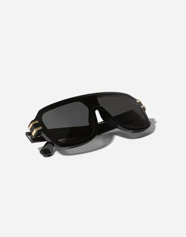Dolce & Gabbana Dg Griffe Acetate Rectangle Sunglasses