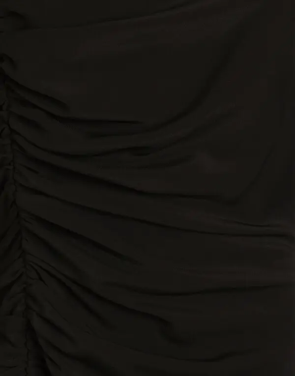 Dolce & Gabbana Structured Cady Dress Dresses Viscose - Black