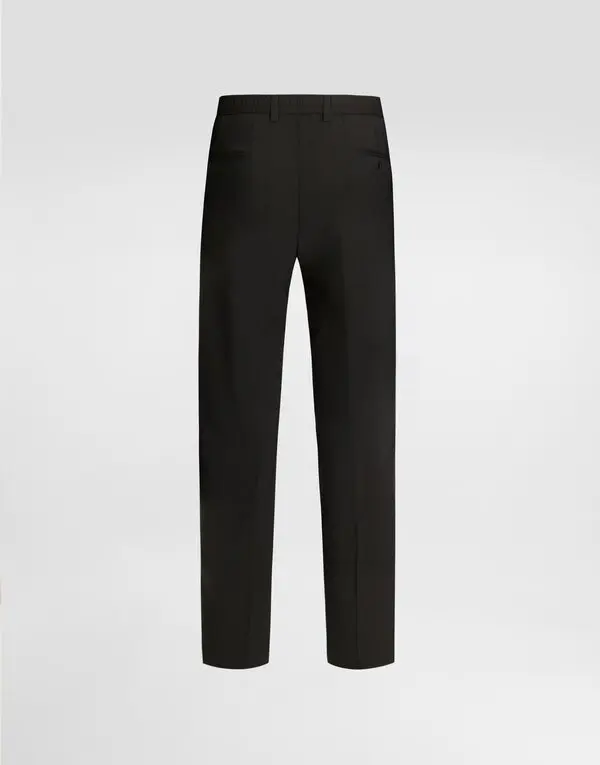 Dolce & Gabbana Stretch Wool Canvas Trousers