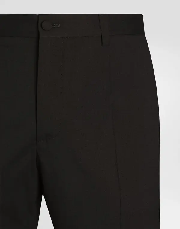 Dolce & Gabbana Stretch Wool Canvas Trousers