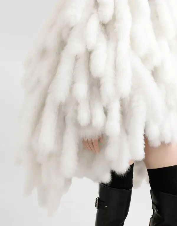 Dolce & Gabbana Alpaca Coat Coats And Jackets