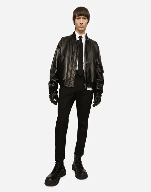 Dolce & Gabbana Nappa Leather Gloves Leather