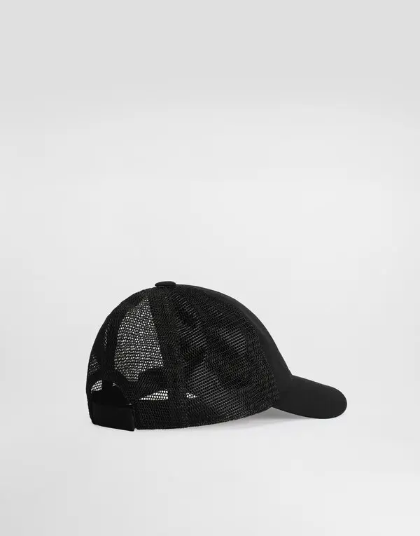 Dolce & Gabbana Twill And Mesh Baseball Hat With Embroidery Accessories