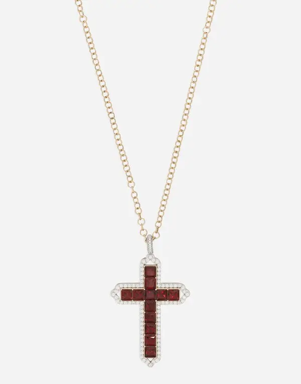 Dolce & Gabbana 377 Pendente Croce G Necklaces