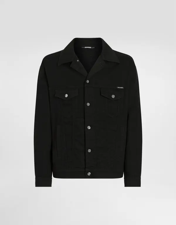 Dolce & Gabbana Giubbotto Denim Multi-colored Cotton