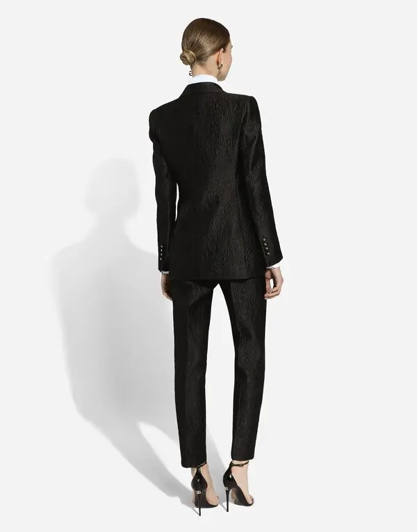 Dolce & Gabbana Single-breasted Floral Brocade Jacket