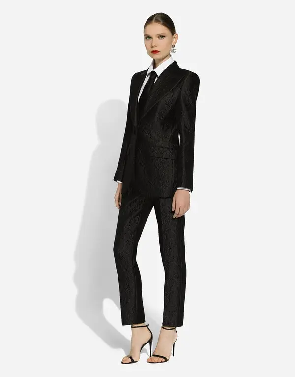 Dolce & Gabbana Single-breasted Floral Brocade Jacket