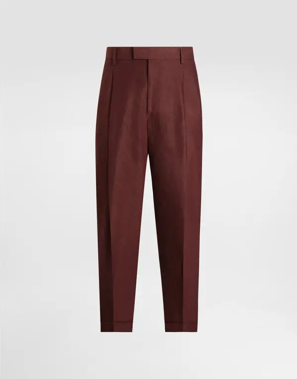 Dolce & Gabbana Linen Fabric Pants Pants And Shorts Multi-colored
