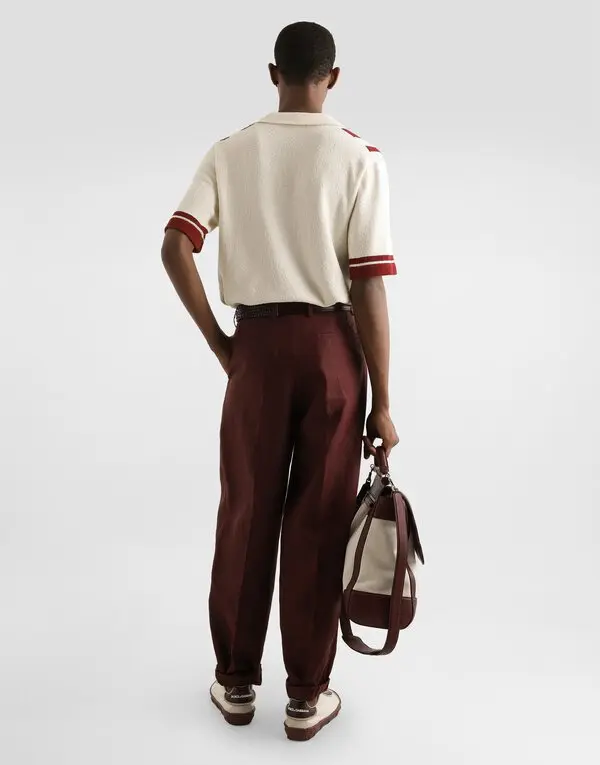 Dolce & Gabbana Linen Fabric Pants Pants And Shorts Multi-colored