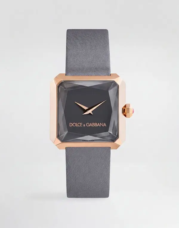 Dolce & Gabbana Sofia Watch In Rose Gold Watches - Gray