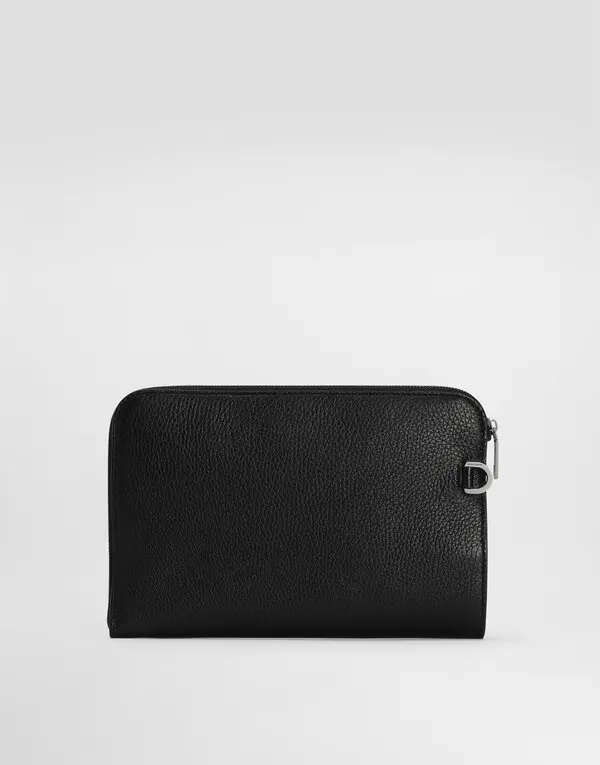Dolce & Gabbana Medium Deerskin Pouch Briefcase And Clutches - Black