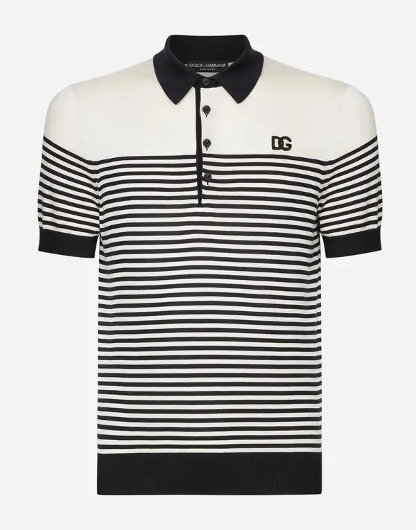 Dolce & Gabbana Polo Manica Corta Sweaters And Cardigans