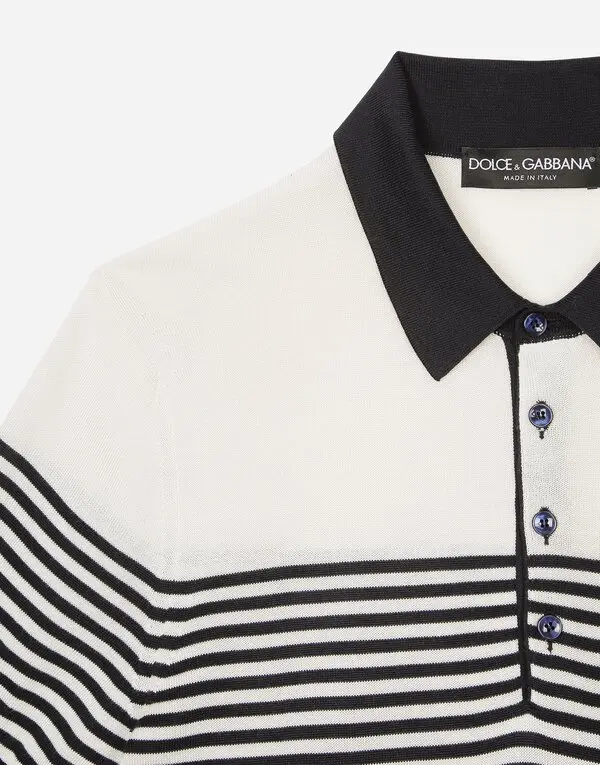 Dolce & Gabbana Polo Manica Corta Sweaters And Cardigans