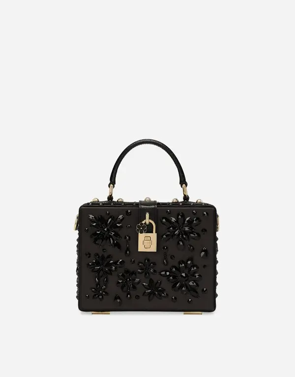 Dolce & Gabbana Dolce Box Handbag Handbags Black Viscose