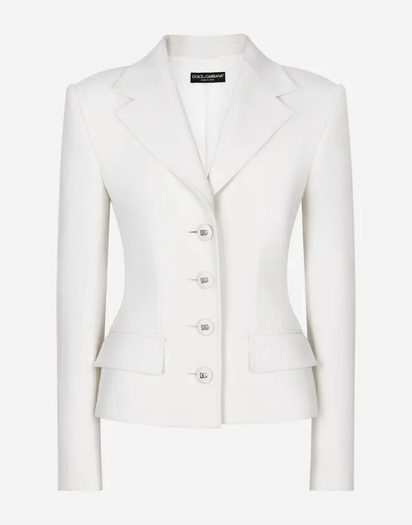Dolce & Gabbana Single-breasted Woolen Jacket Blazers