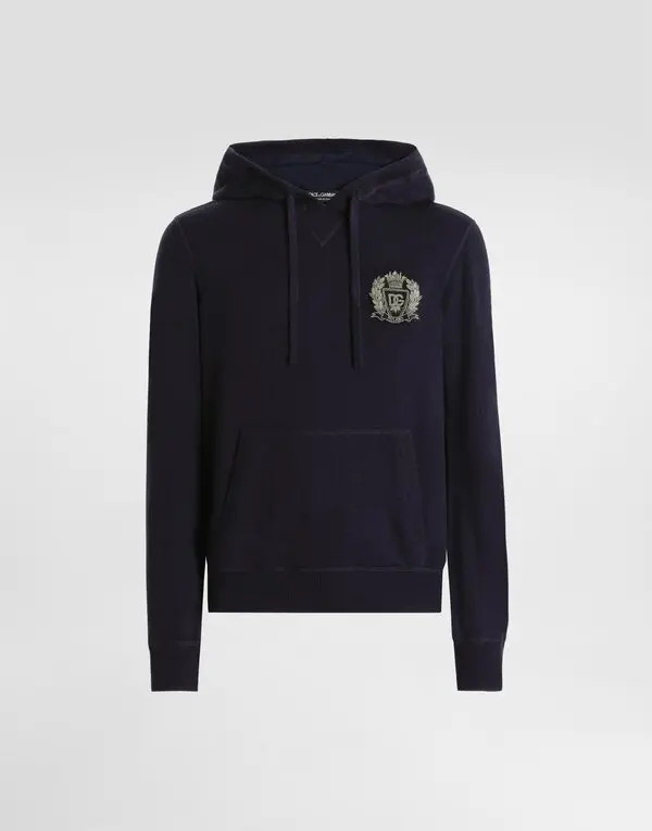 Dolce & Gabbana Smooth Cashmere Sweatshirt Sweaters And Cardigans