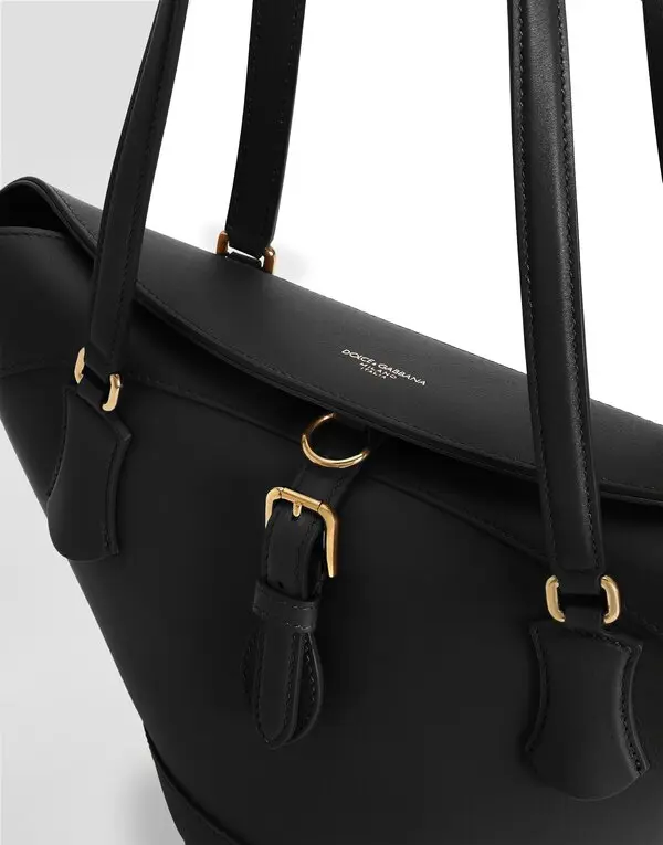 Dolce & Gabbana Capri Crow's Nest Tote Bags Leather