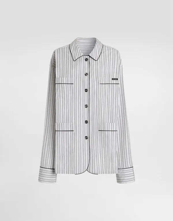 Dolce & Gabbana Vanity Striped Poplin Shirt Shirts And Tops Multi-colored - Multicolor