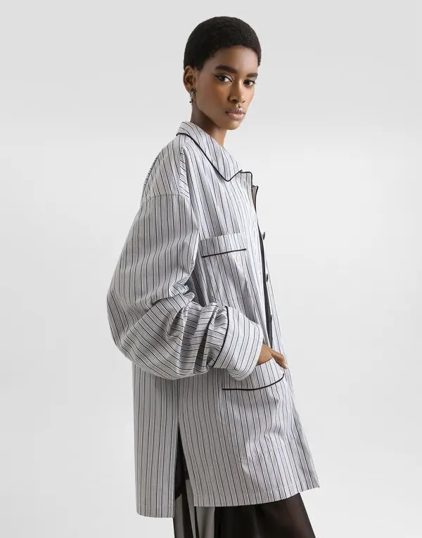 Dolce & Gabbana Striped Poplin Shirt - Multicolor
